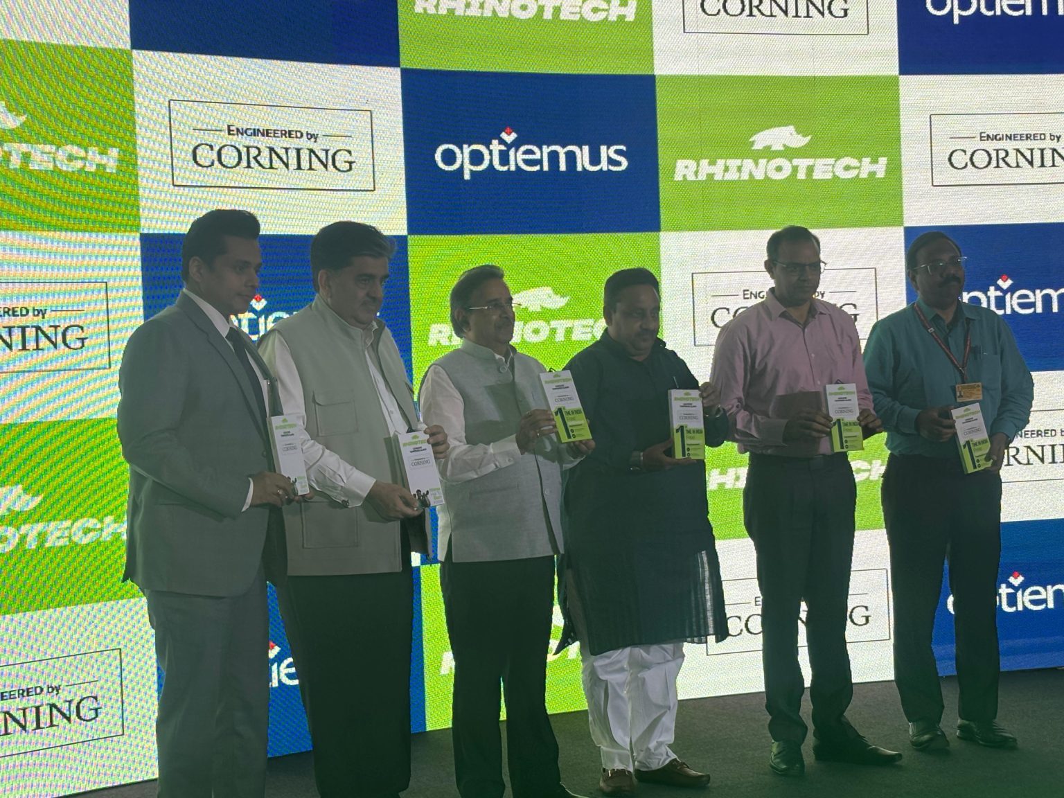 Optiemus Launches RhinoTech, India’s First Corning-Engineered Tempered ...